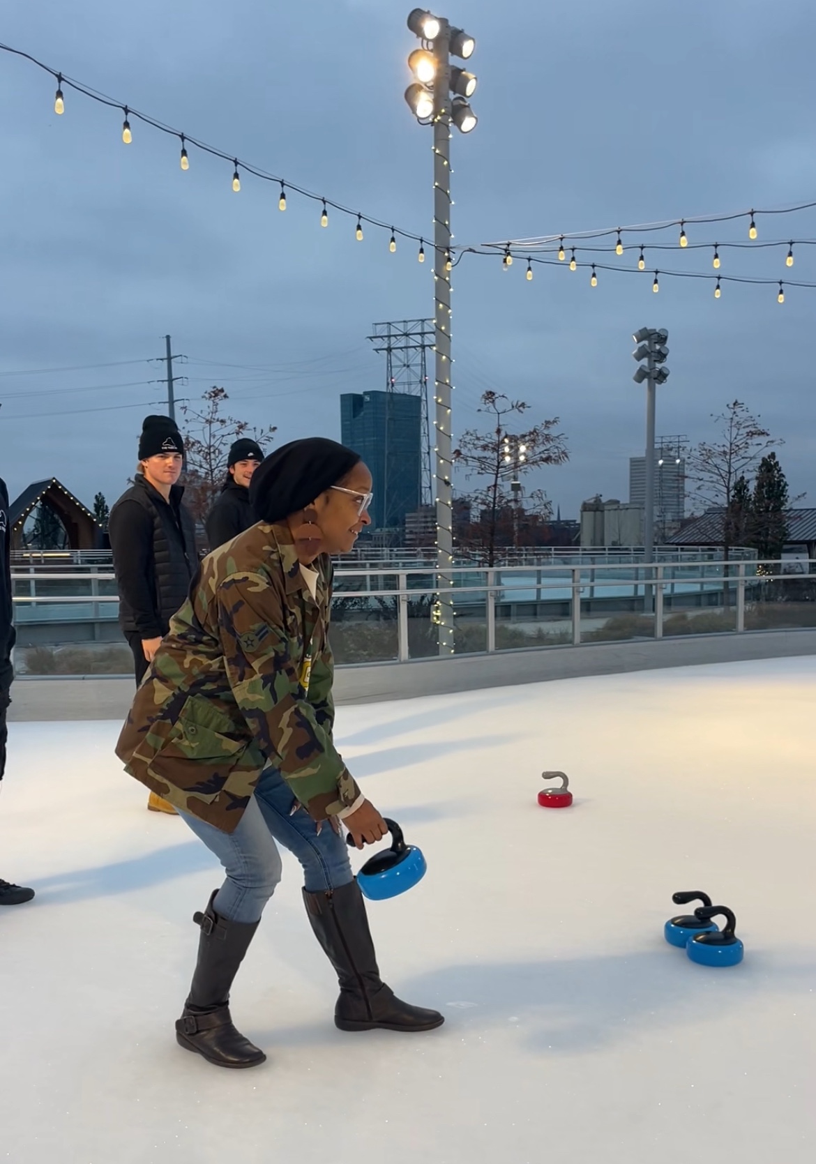New Winter Fun: Bocce on Ice at The Ribbon – Shana Was Here